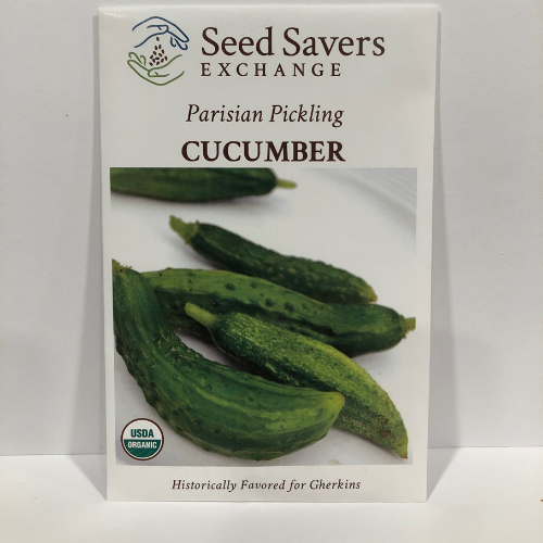 Parisian Pickling Cucumber, Late 1800's Heirloom, Organic – Firefly ...